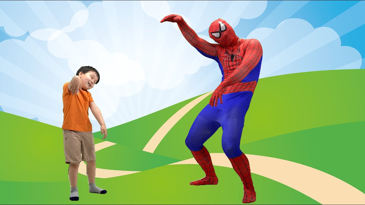 스파이더맨이랑 체조해요 | 키가 쑥쑥 마음도 쑥쑥 튼튼체조 | Kids Workout With Spider man - YouTube