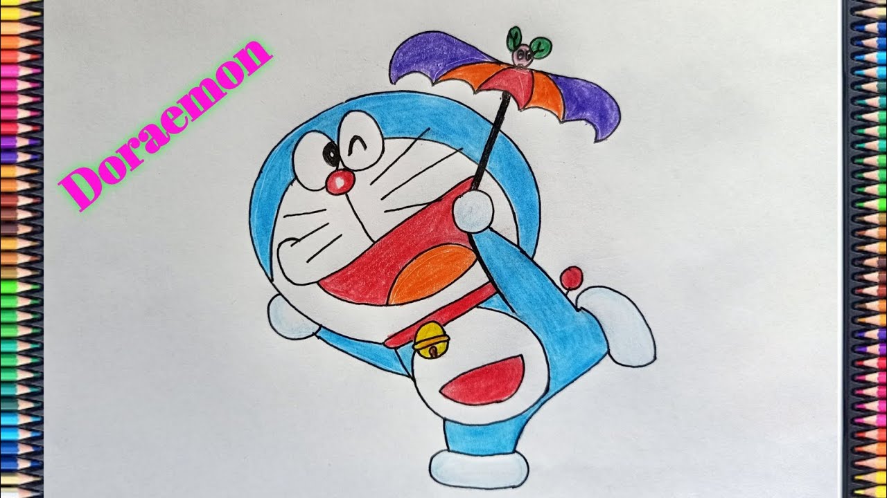 How To Draw Doraemon Easy|| How To Draw Doraemon Step By Step|| Doremon ...