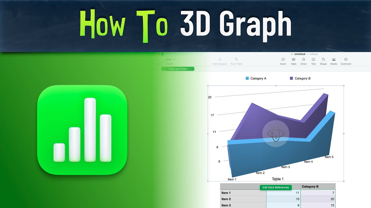 How to Make 3D Charts in Numbers for Mac (Step-by-Step Tutorial) - YouTube