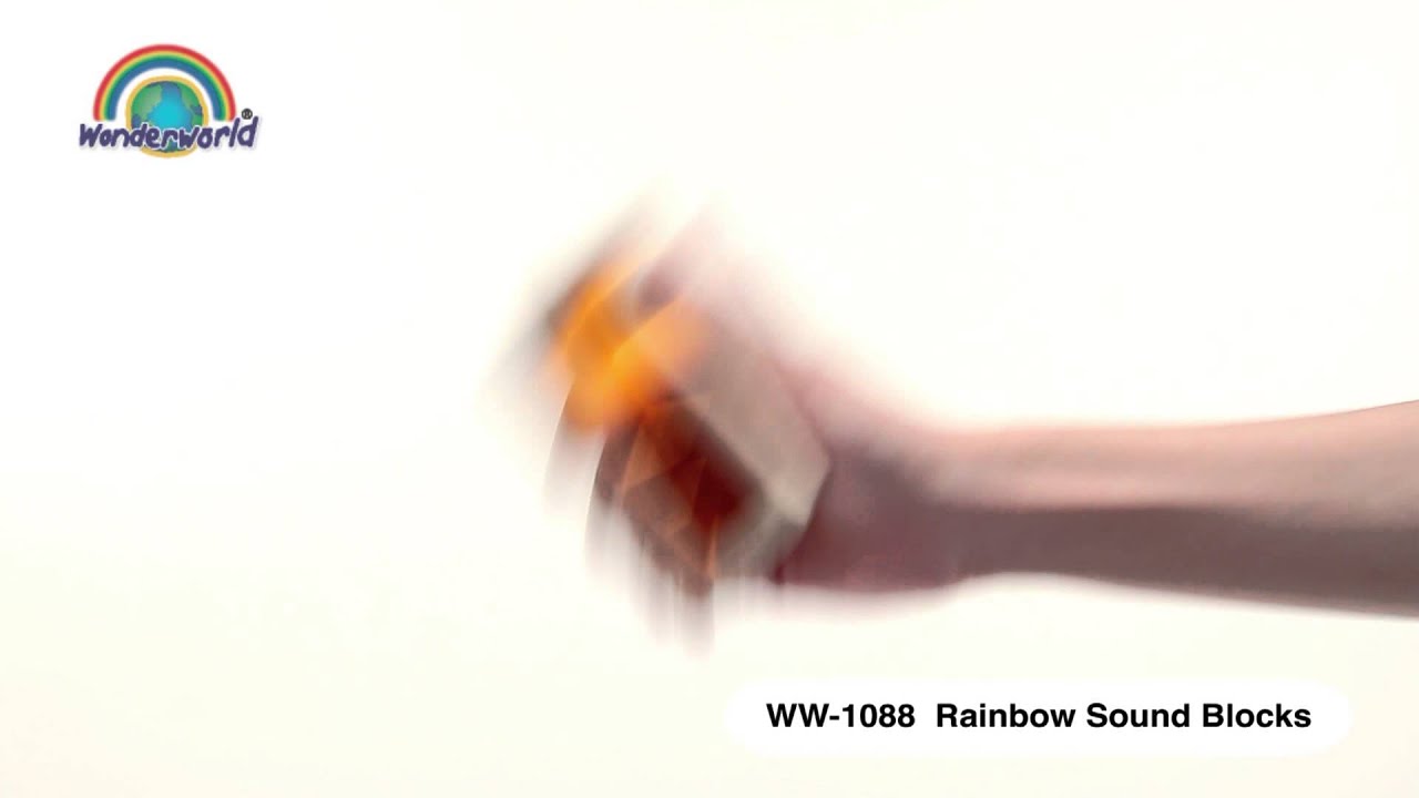 WW-1088 RAINBOW SOUND BLOCKS - YouTube