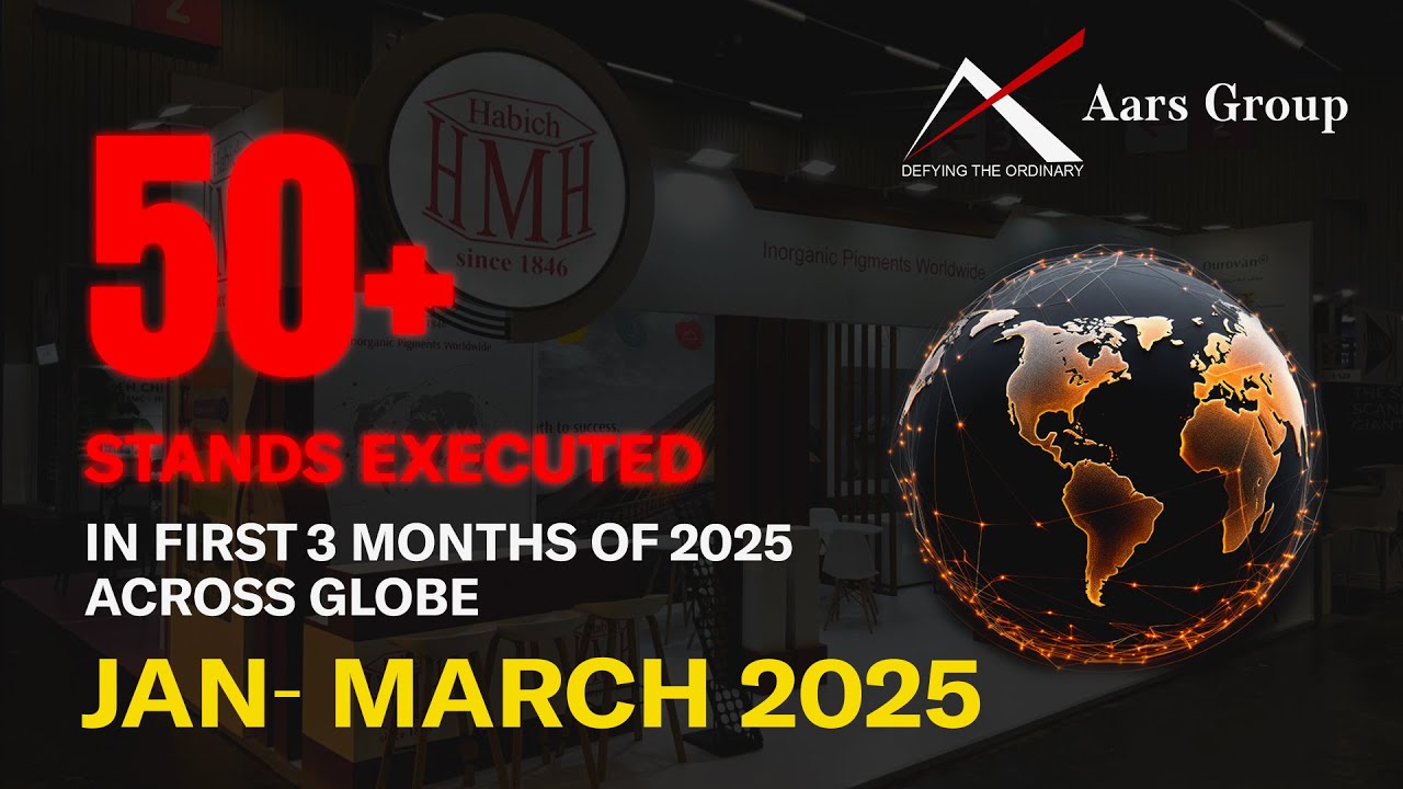 AARS Group 50+ Exhibition Stand designs Delivered Globally | First Quarter Europe | USA | India ...