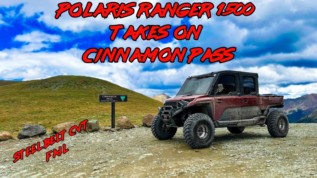 Taking on Colorado's Cinnamon Pass in our Polaris Ranger Extreme Duty ...