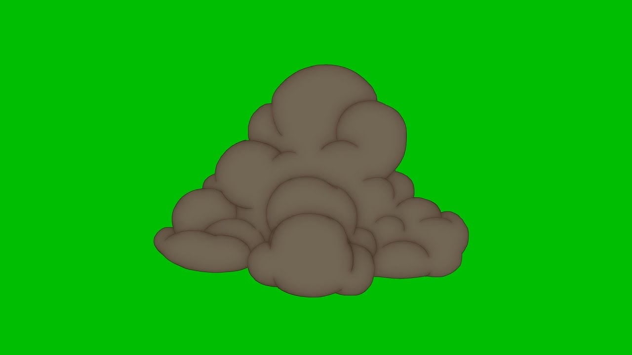 Anime Smoke Effect Green Screen 4 - YouTube