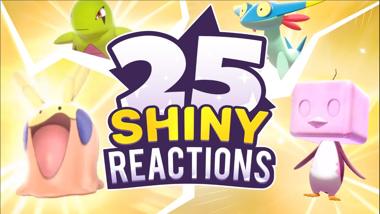 25 INCREDIBLE SHINY REACTION MONTAGE | Pokemon Sword and Shield - YouTube