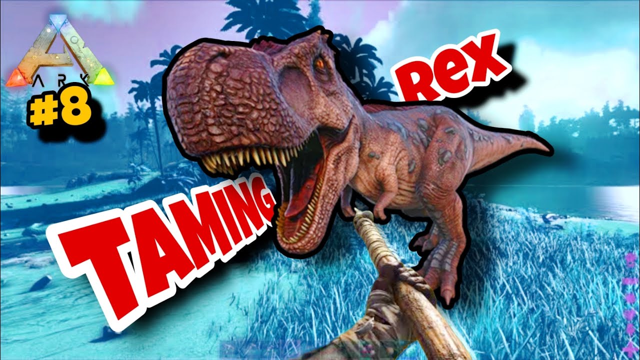 taming rex is very easy || how to tame rex in ark ultimate mobile | # ...