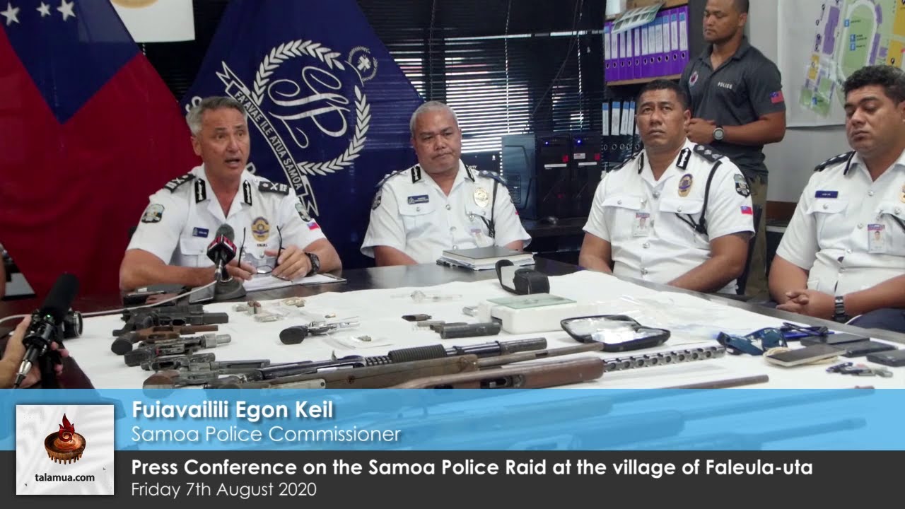 Samoa Police Raid at Faleula-uta - YouTube