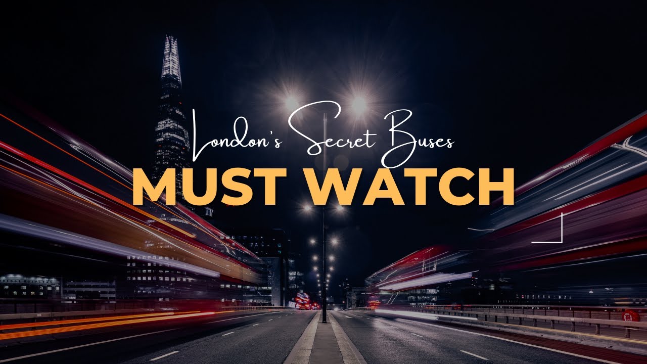 The 10 Most Secret Buses in London - YouTube