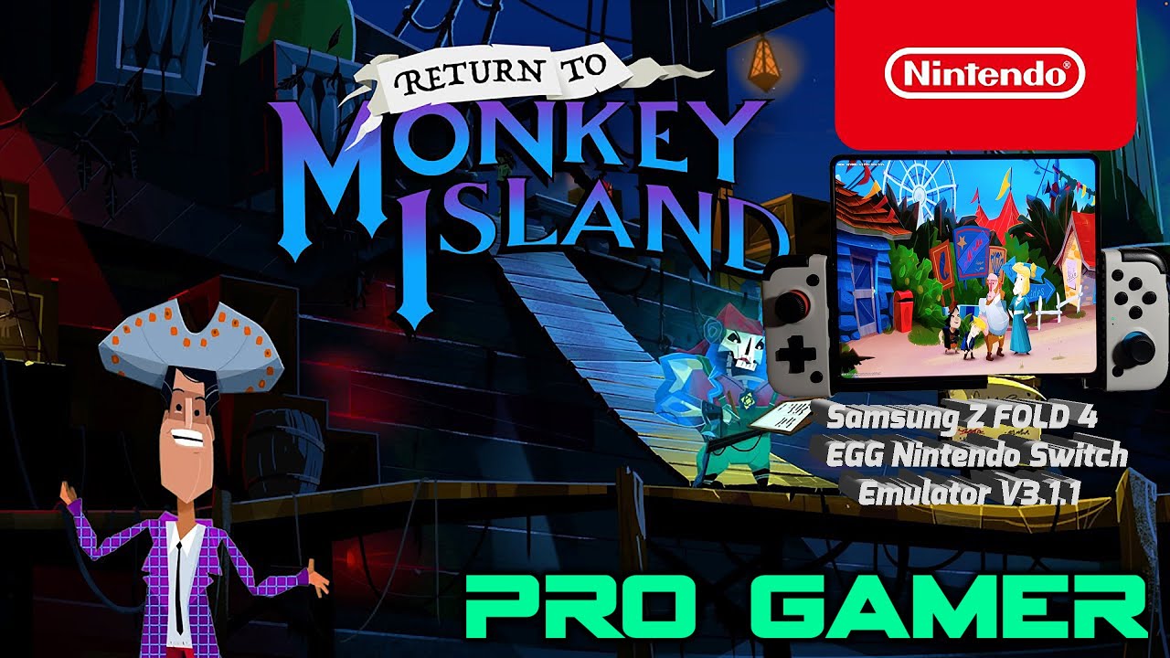 Return to Monkey Island Android Nintendo Switch EGG NS Emulator 4K ...