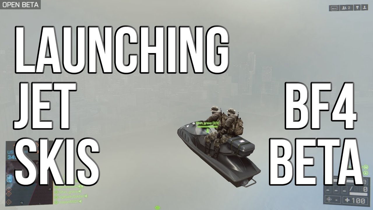 BF4 Beta - Jet Ski Launches - YouTube