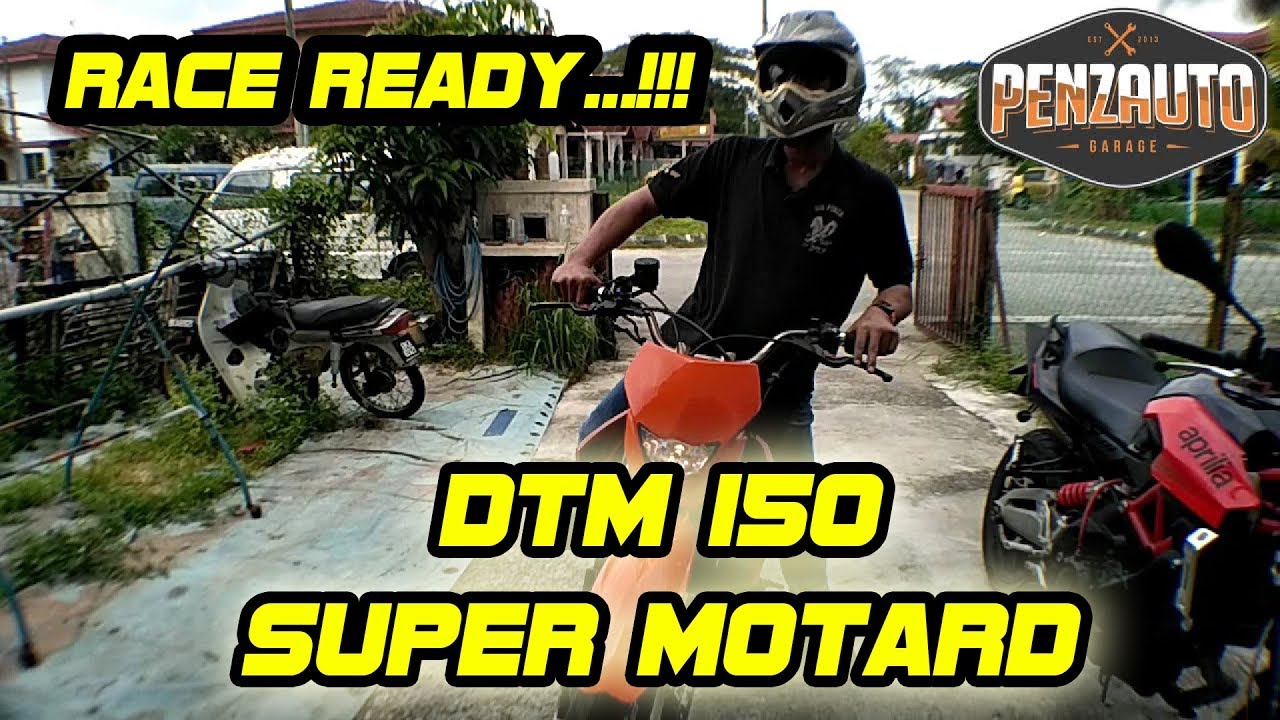 Demak DTM 150 Super Motard Ready for Collection - Penzauto Repair - YouTube