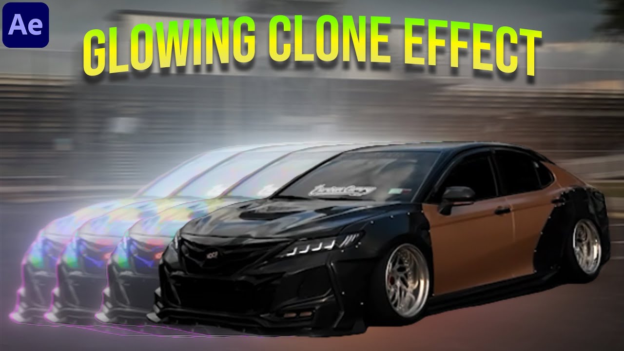 Glowing Clone Effect in After Effects - YouTube