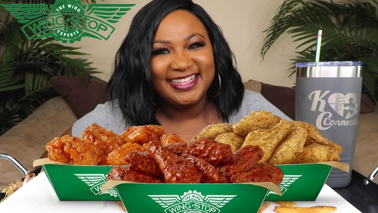 WING STOP , EATING SHOW - YouTube