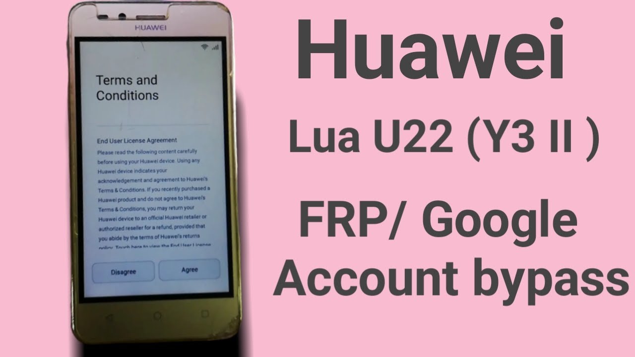 Huawei Lua U22 (Y3ii ) Google Account Bypass 2020 - YouTube