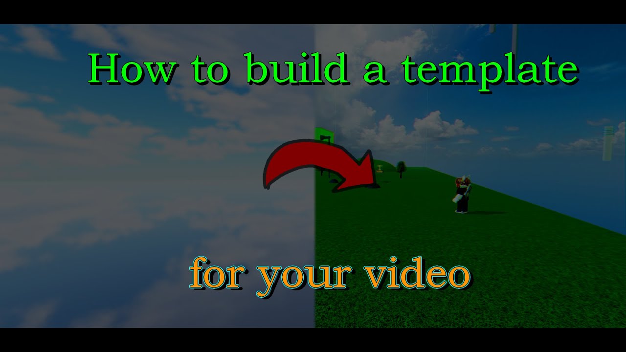 (Obby creator) How to build a template for your video - YouTube