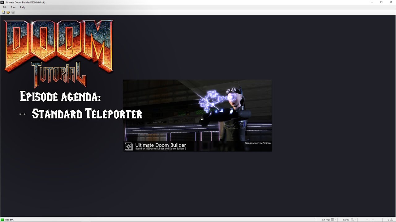 29: Standard Teleporter - Ultimate Doom Builder with the Lazygamer ...