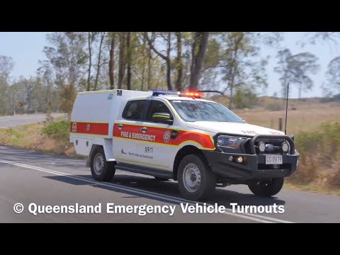 RFS - 7 Units Responding | Large Grass + Bush Fire, Bells Bridge, QLD ...
