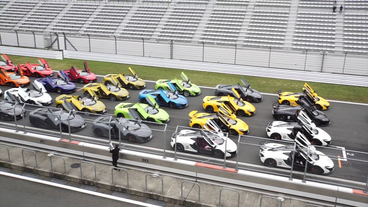 McLaren Track Day Japan 2016 - 70 McLarens Takeover Fuji Speedway - YouTube