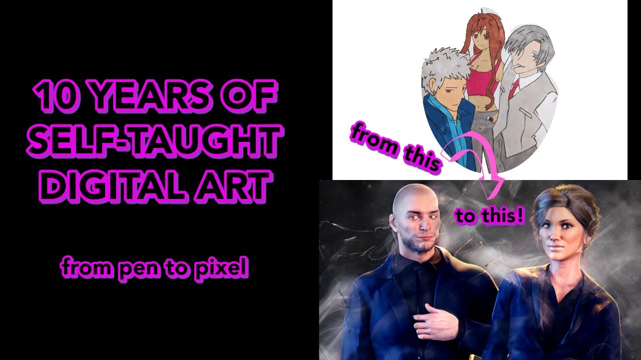 From Pen to Pixel: A Decade of Digital Art - YouTube