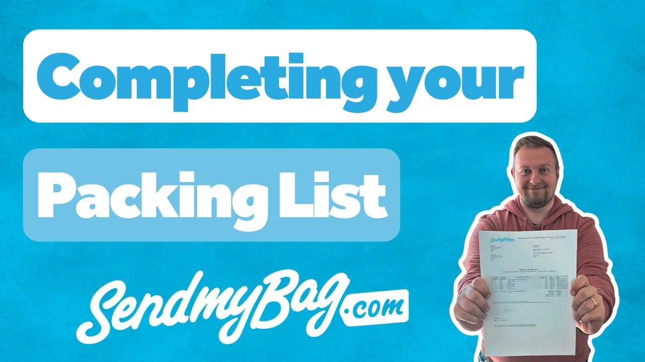 Completing your Packing List - YouTube