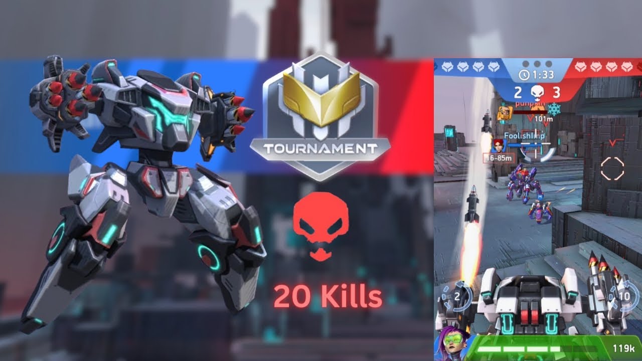 Mech Arena Tournament 5v5 || Redox Gameplay With Javelin Rack 16 ...