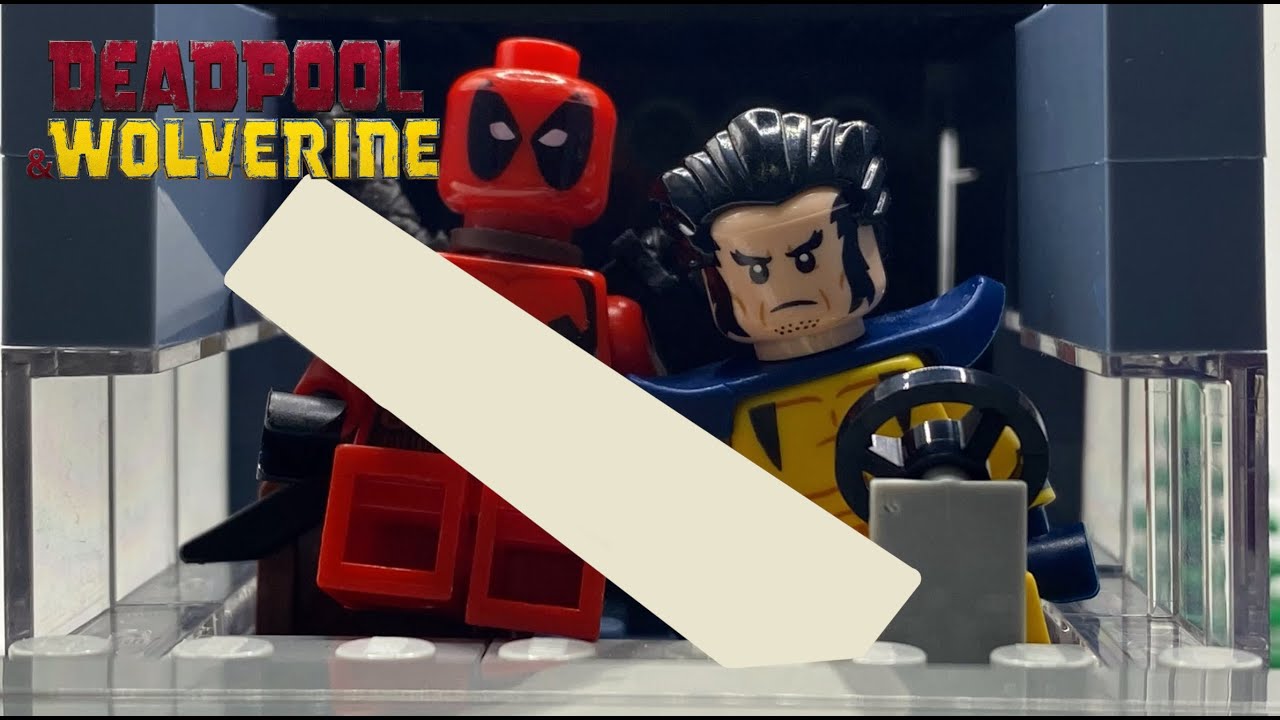 Deadpool & Wolverine Car Fight Scene in Lego - Stop Motion - YouTube