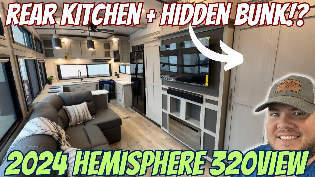 5th Wheel RV with Secret Room | 2024 Hemisphere 320VIEW - YouTube