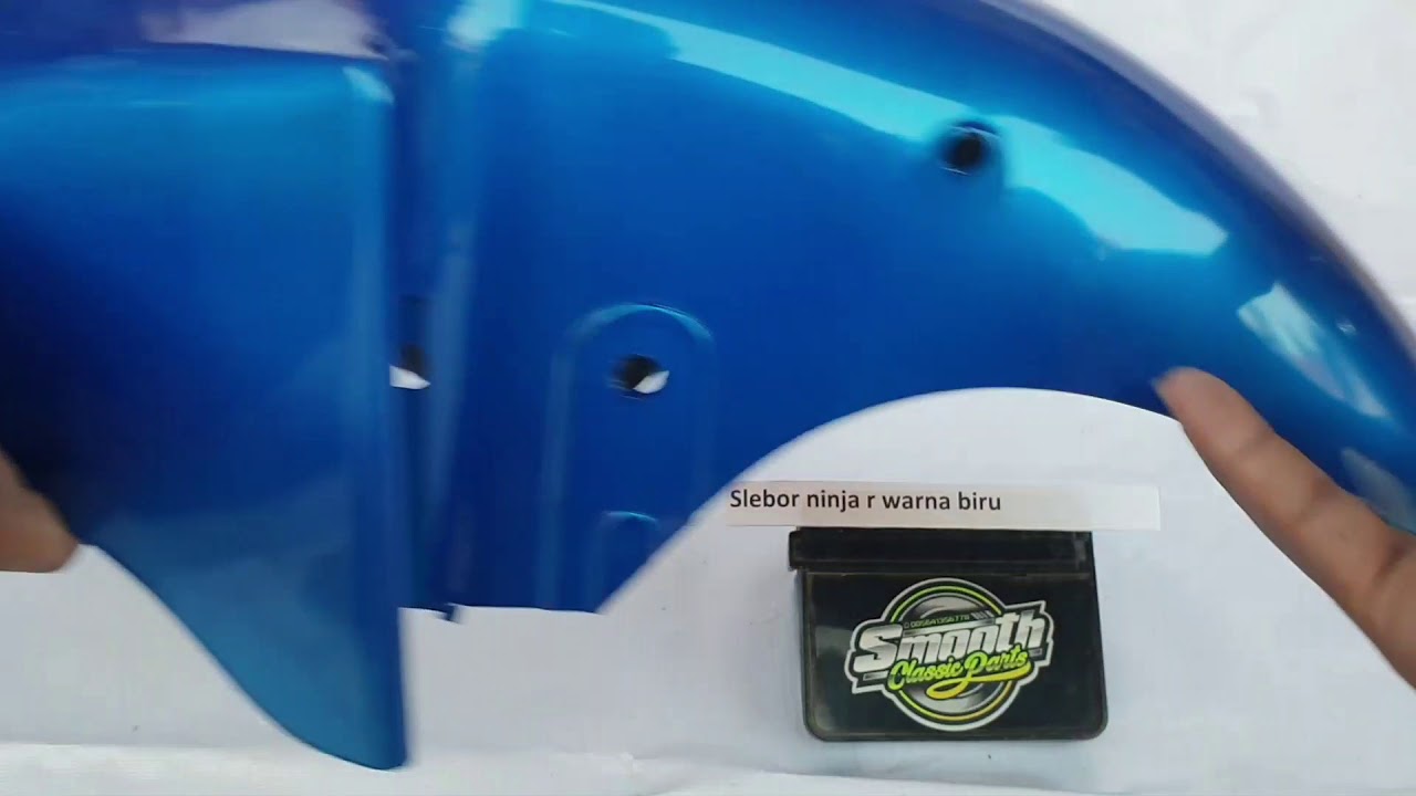 Slebor ninja r merk kyb cat biru - YouTube