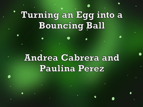 Turning an Egg into a Bouncing Ball by Andrea Cabrera and Paulina Perez (2022)