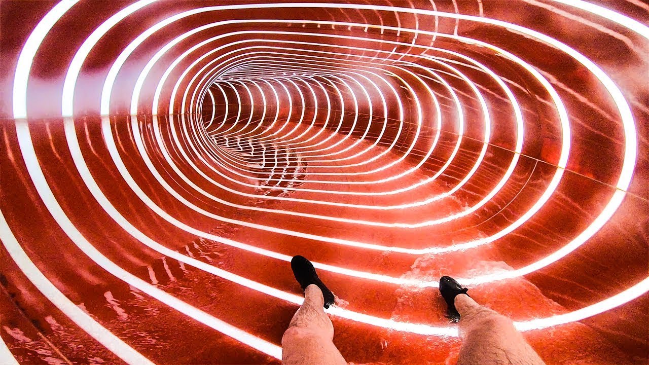 Hypnotizing TRIO Water Slide at Tatralandia - YouTube