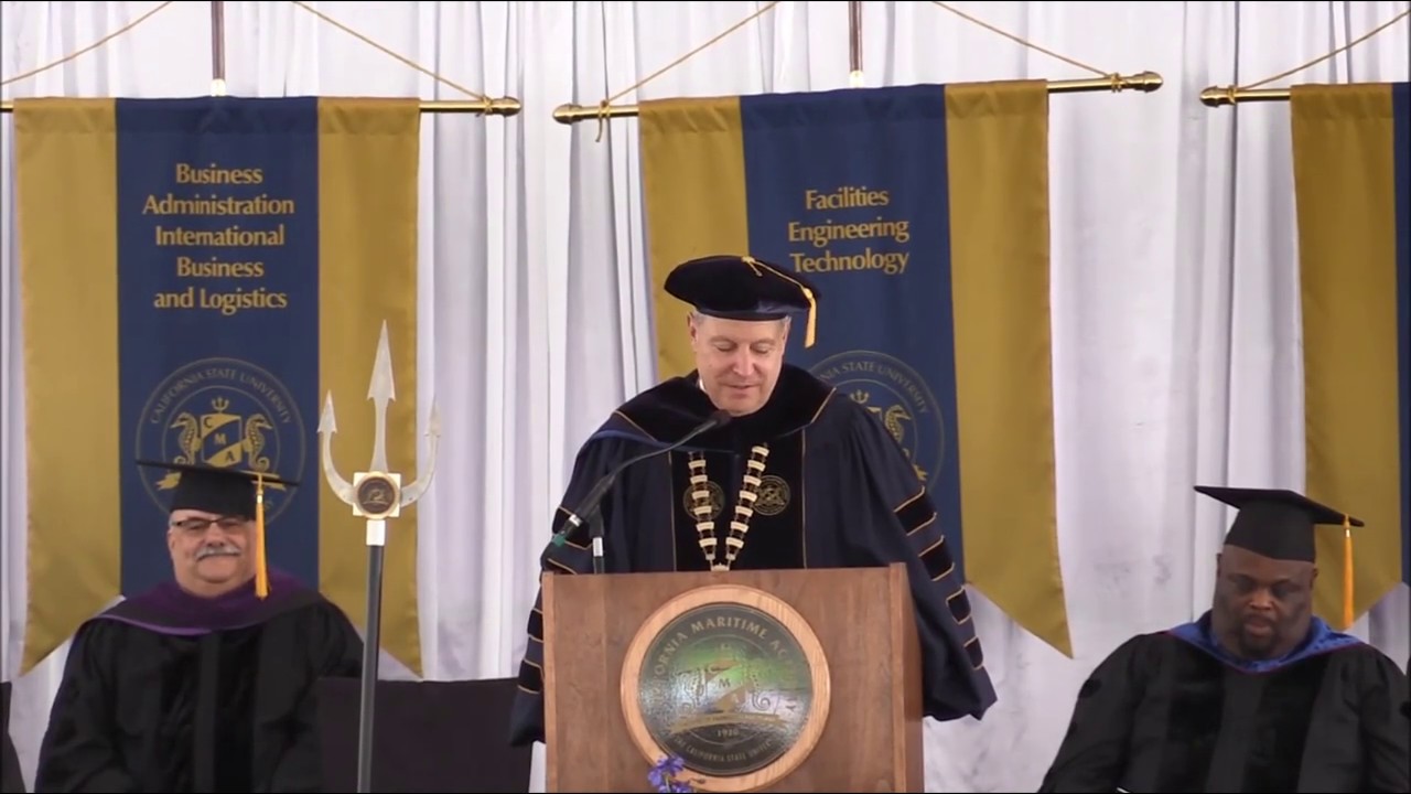 Cal Maritime Commencement Ceremony 2017 - Part 6 of 8 - YouTube