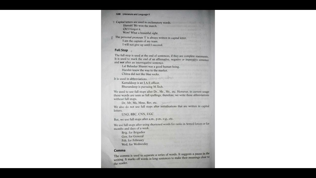 BA 1st year English (semester-2nd) IGU MDU Punctuation Part-1 Chapter-8 "The Blind Dog". - YouTube