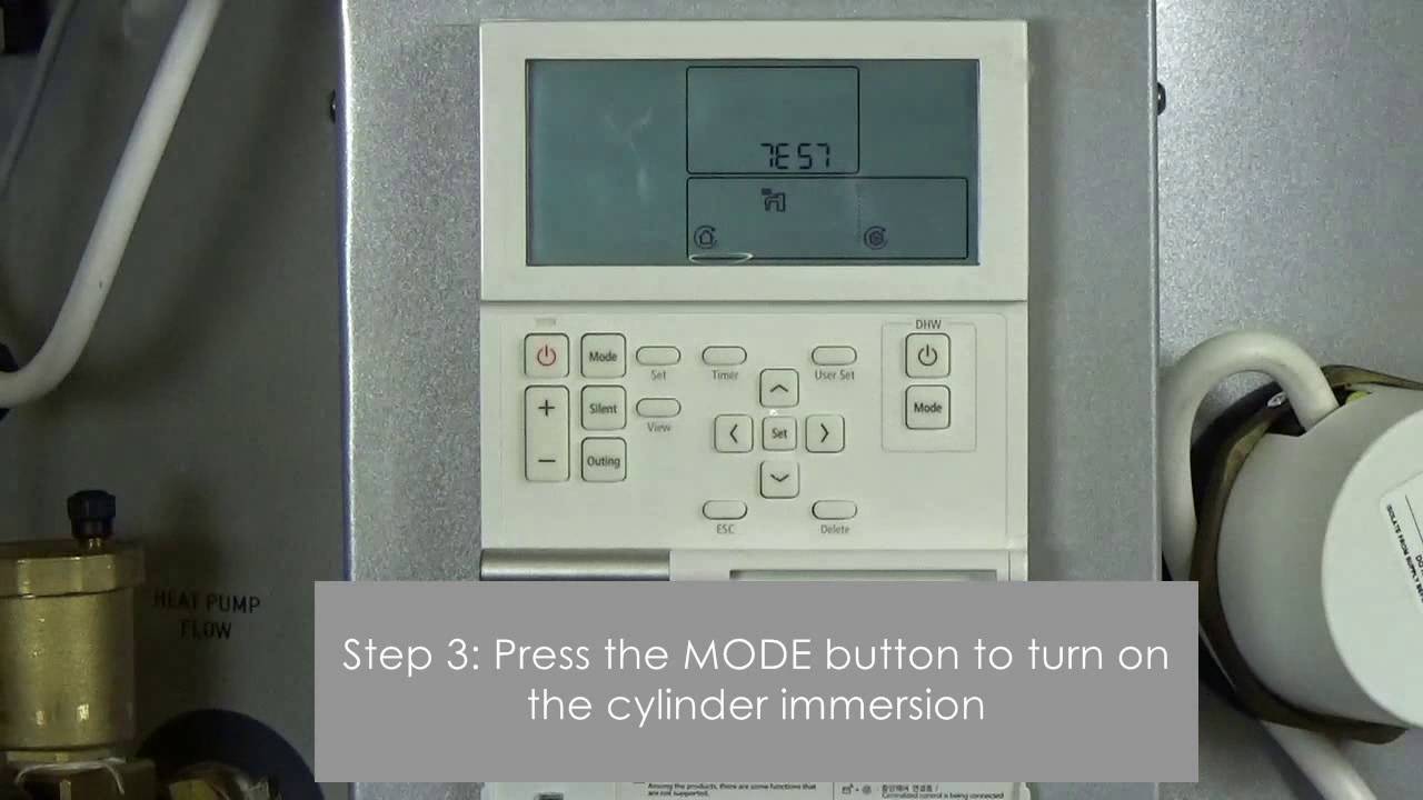 How to Start Gen 5 Samsung ASHP in Sub 10DegC Temperatures - YouTube
