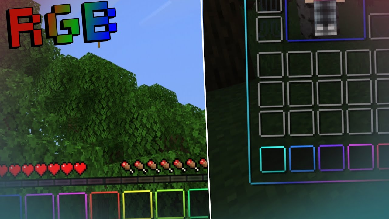 Textura RGB minecraft pe 1.18 1.17 Ui RGB/LerFert - YouTube