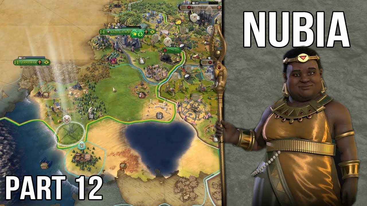 NEXT ON THE LIST: GANDHI - Civilization 6 Gameplay as Nubia - Part 12 ...