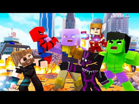 AVENGERS INFINITY WAR IN MINECRAFT! - YouTube