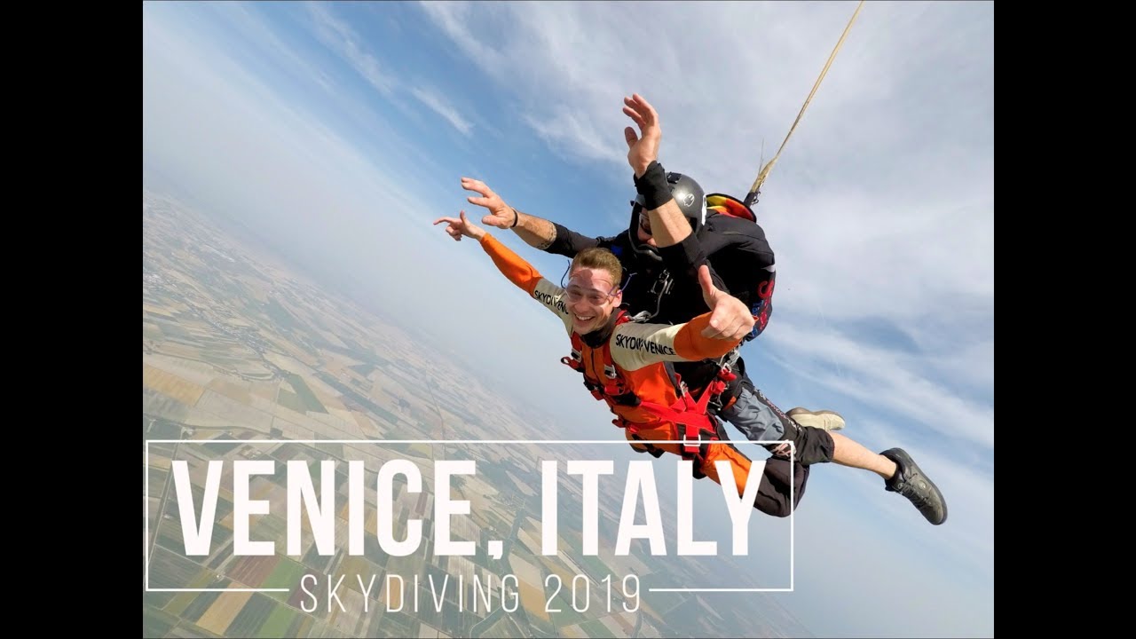 FIRST TIME SKYDIVING! VENICE, ITALY | GoPro - YouTube