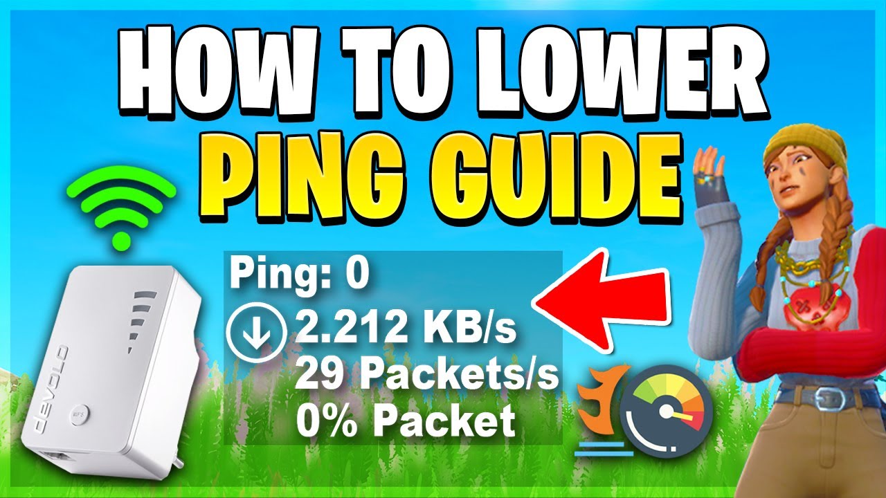How To Get 0 PING In FORTNITE Guide! (Lower Ping/Less Lag) PS4 & Xbox ...