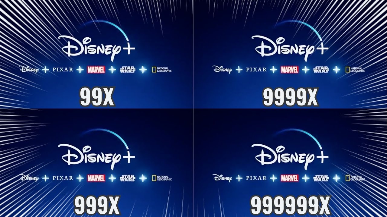 Disney Plus Intro Getting 999999X Speed - YouTube