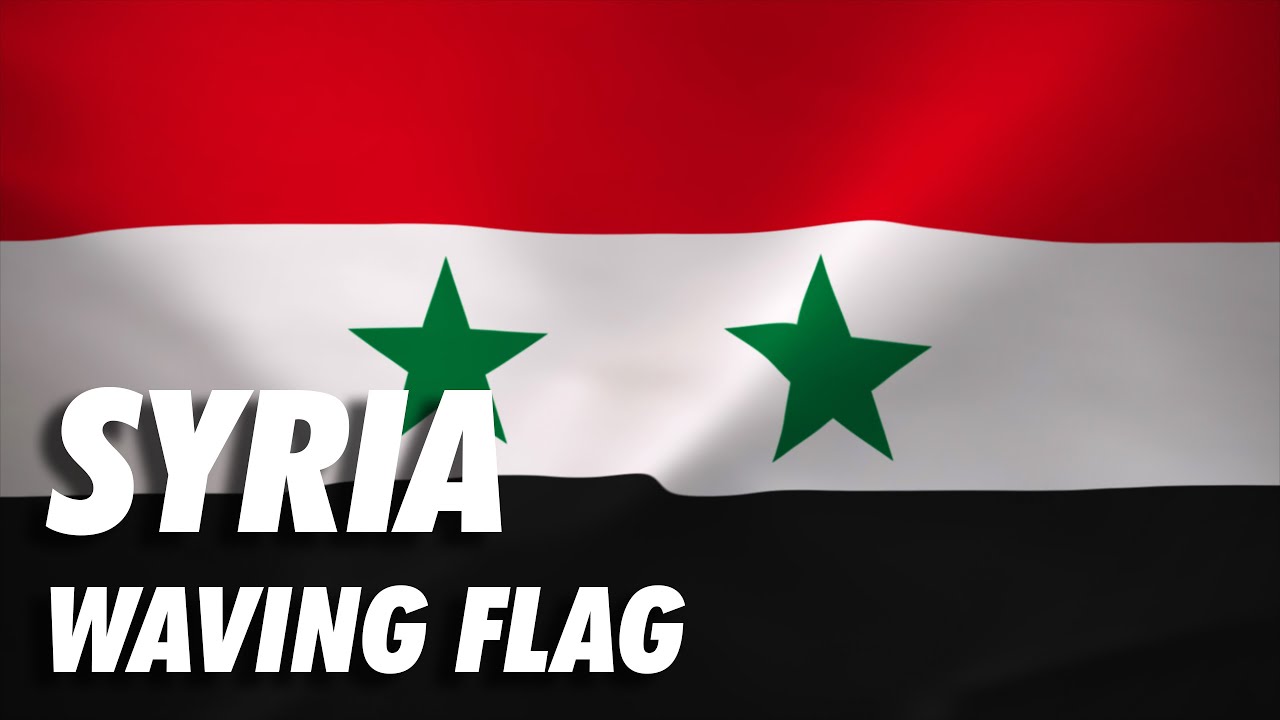 Syria Waving Flag Free Stock Animation 4K Moving Wallpaper Background ...