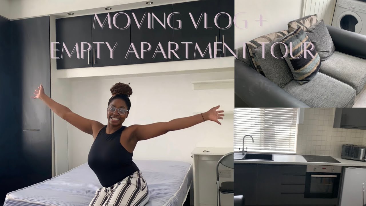 Moving Vlog + Empty(ish) Apartment Tour | Living Alone For the First ...