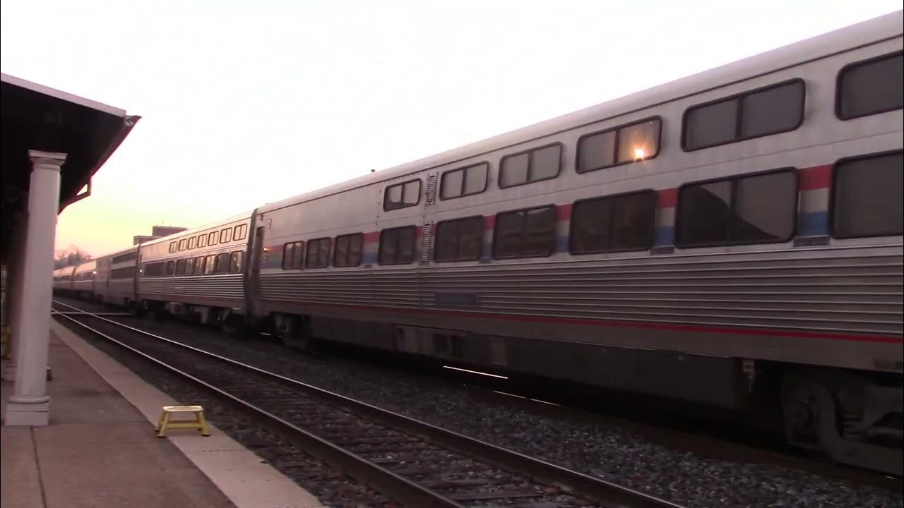 MVI 3519 amtrak P098 in alexandria va - YouTube