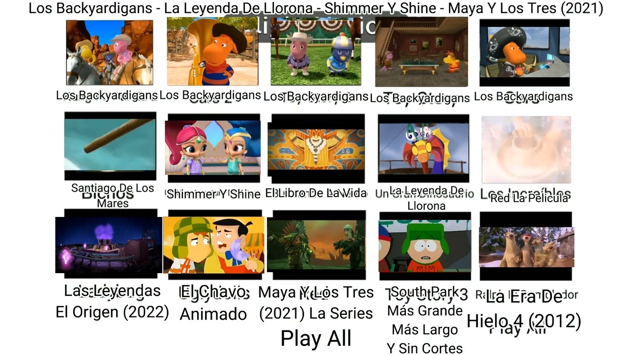 Los Backyardigans - La Leyenda De Llorona - Shimmer Y Shine - Maya Y ...
