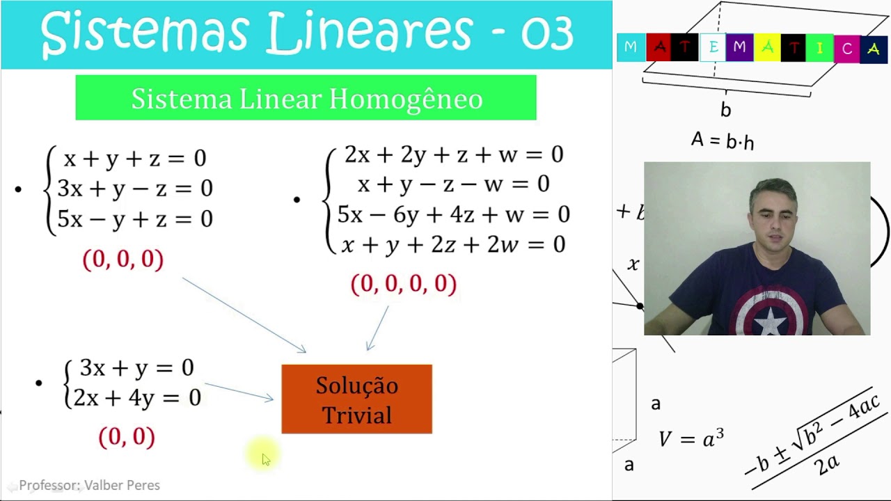 Sistema Linear Aula 03 - YouTube