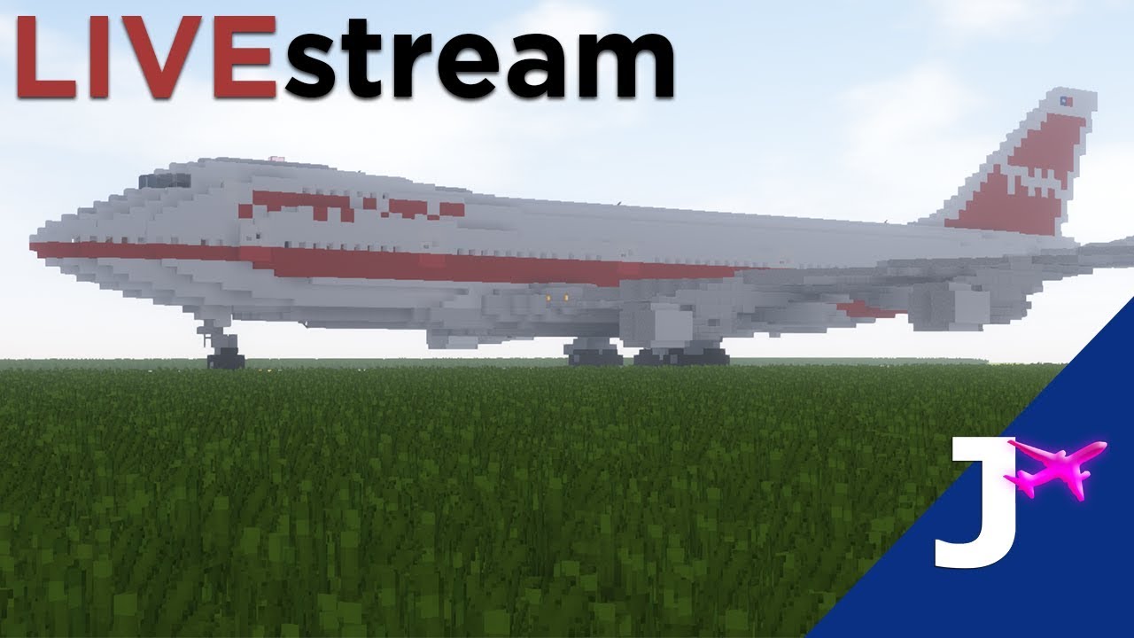 Repainting a few planes in a short stream | Minecraft | 🔴 LIVEstream ...
