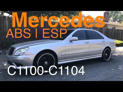 Mercedes ABS ESP Pre Safe Inactive FIX | Speed Sensor W220 | CarMAN ...