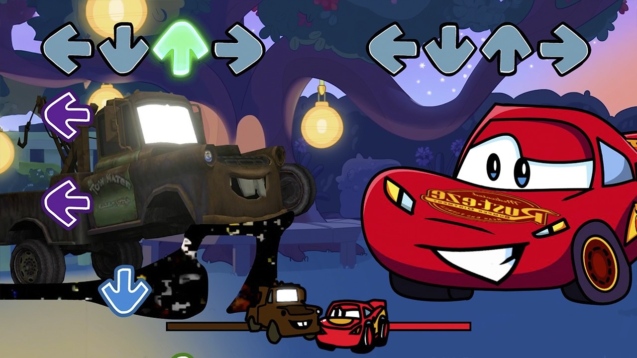 FNF Pibby McQueen VS OG McQueen (Can Can) - Friday Night Funkin' - YouTube