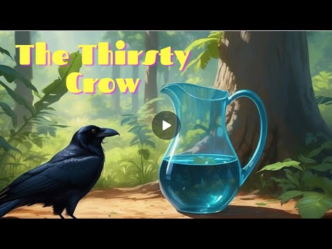 The Thirsty Crow: A Moral Story for Kids | Clever Crow's Amazing Journey!|A Crow's Thirsty ...