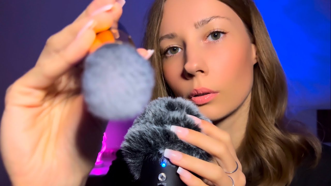 ASMR Face Brushing For 100% Deep Sleep 😴 Intense Tingles & Relaxation 🥱 ...