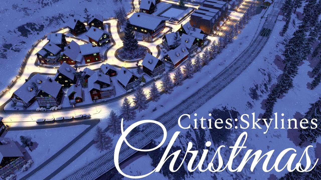 Christmas Village | Cities:Skylines Christmas [3] - YouTube