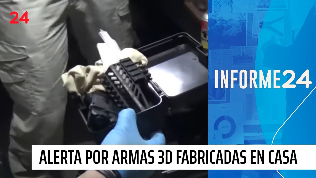 Informe 24: alerta por armas 3D fabricadas en casa | 24 Horas TVN Chile - YouTube